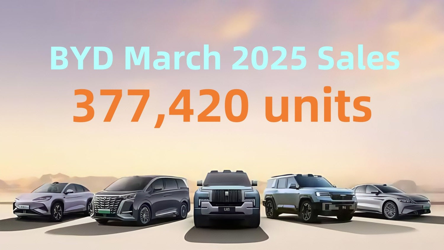 BYD March 2025 Sales Report