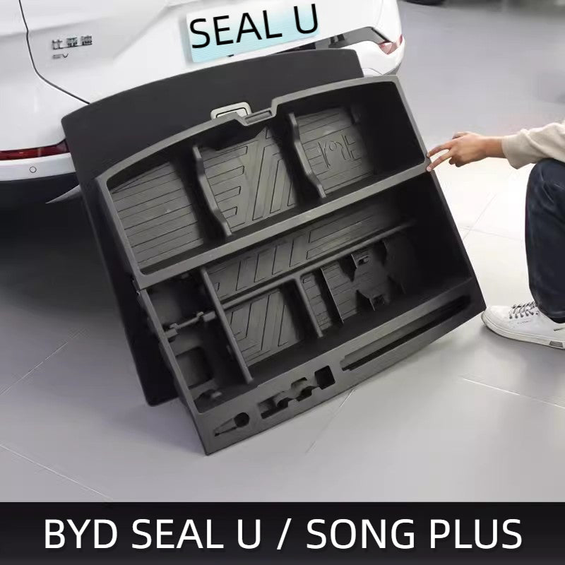 For BYD Song Plus/SEALION 6/Seal U Car Trunk Organizer Box FRUNK
