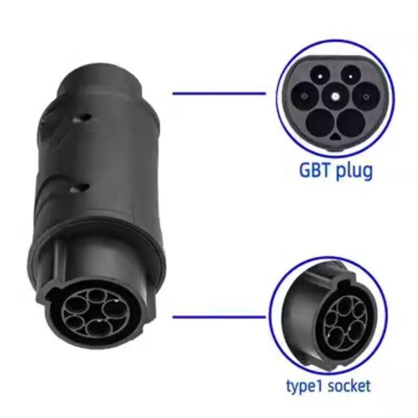 This Adapter Use to Charge GB/T Electric Car charger On J1772 Type 1 E